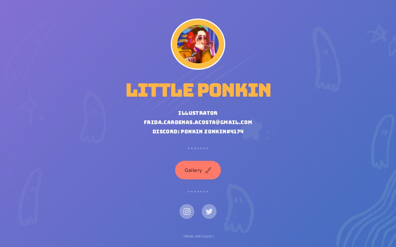 Little Ponkin Card